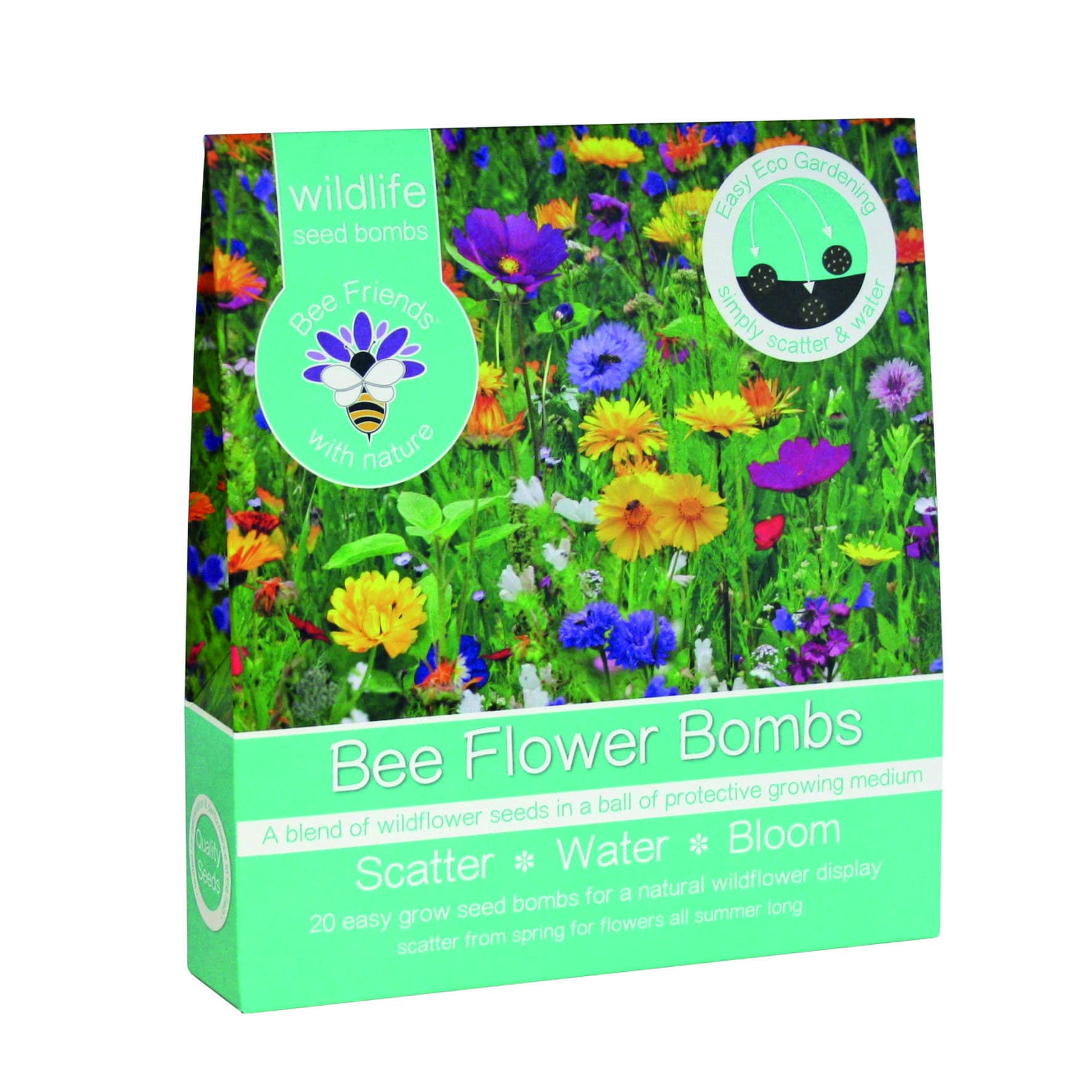 Wildflower Seed Bombs for Bees (20 Bombs) – Garden Netting