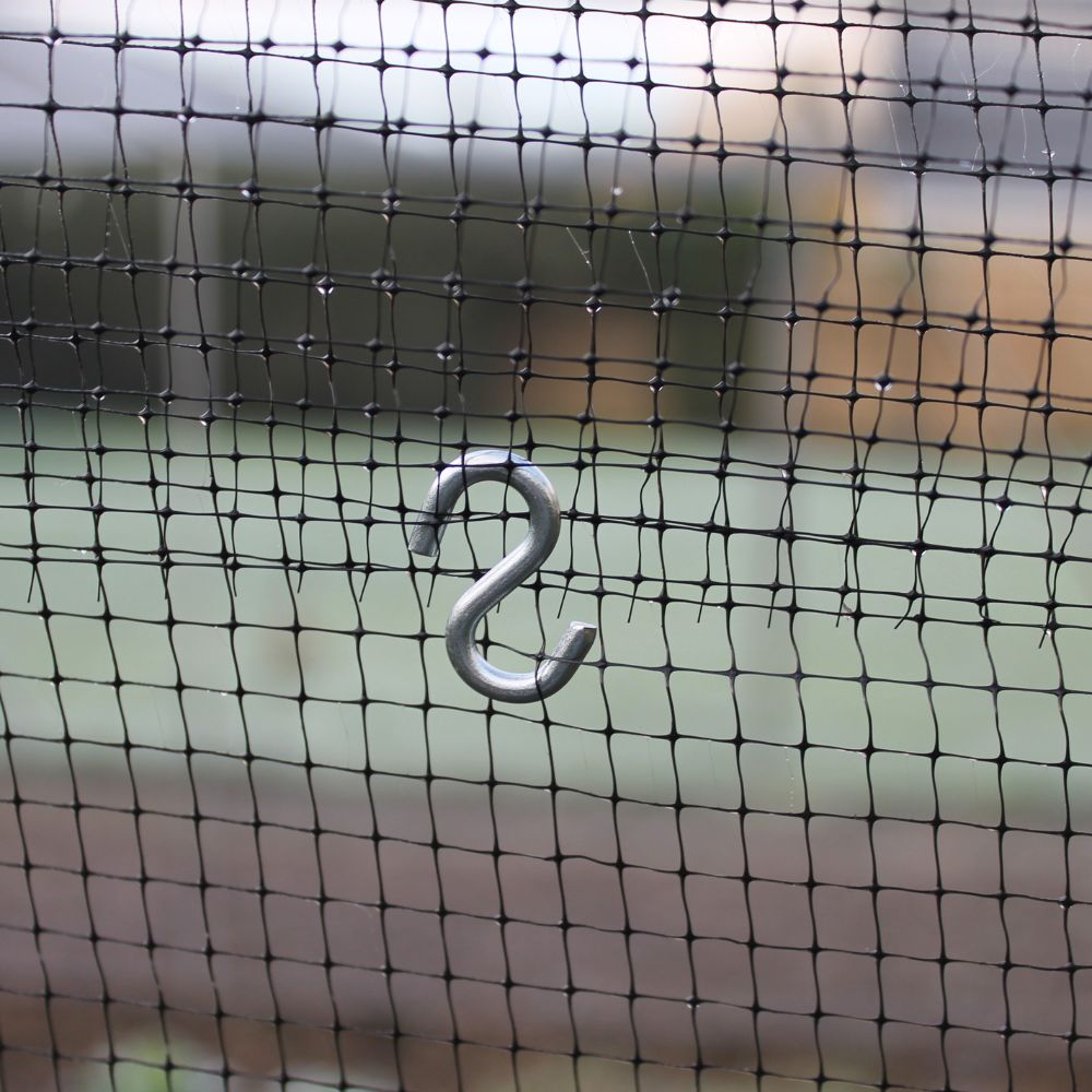 S Hooks for Securing Netting – Garden Netting
