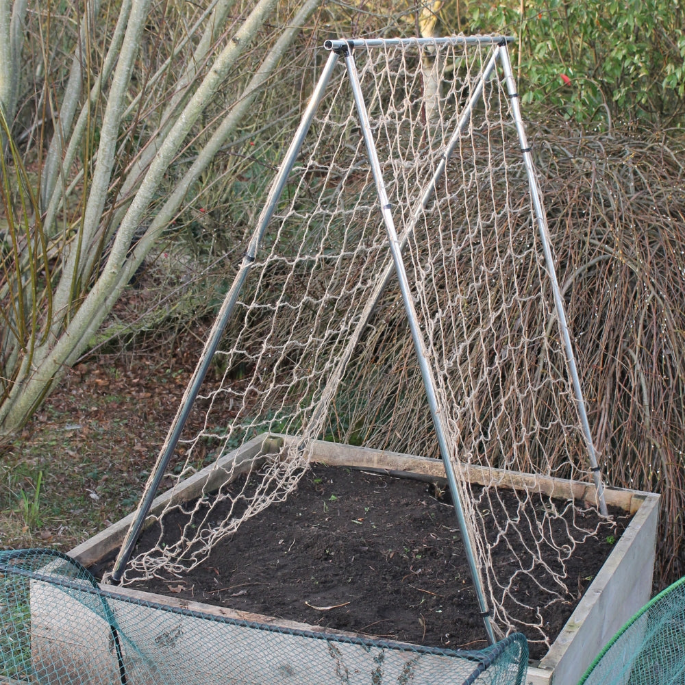 Pea and Bean Frames: Sturdy Support for Vertical Growth – Garden Netting